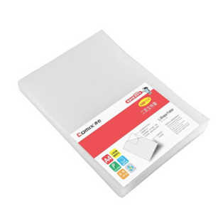 齐心(Comix)E310-1 两页文件套 二页文件夹 A4 10个/包 - 杭州华通办公设备有限公司